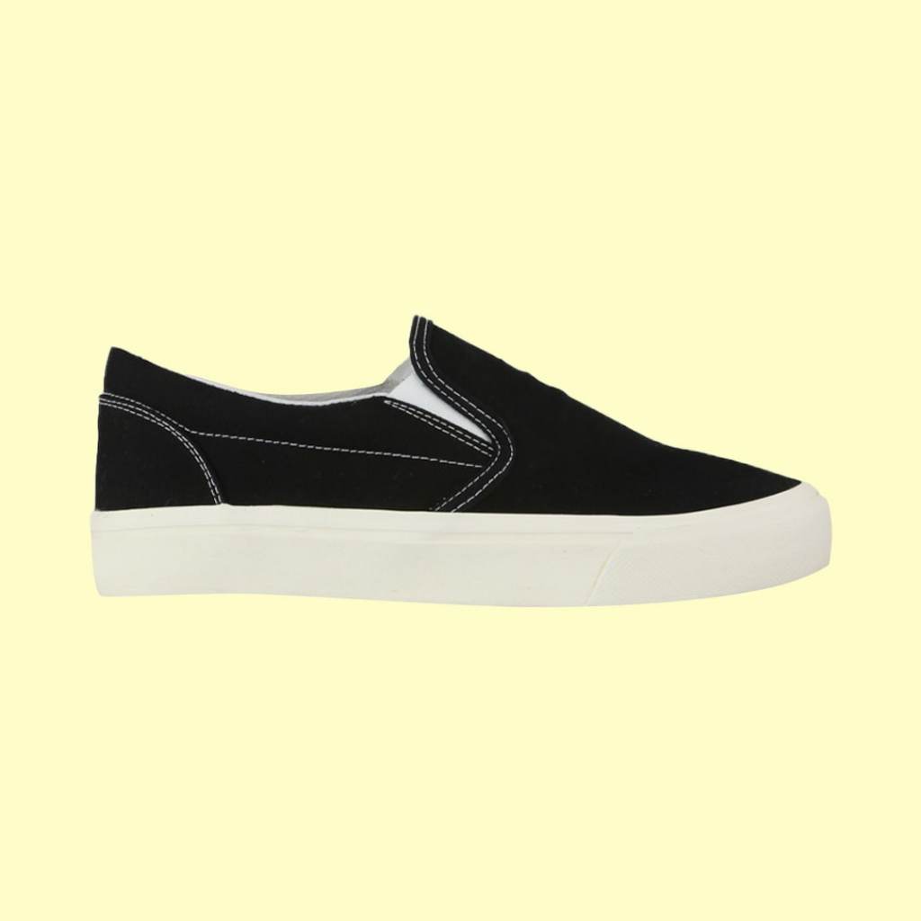 Jual NO LABEL SHOES || MRS SLIP ON BW || SEPATU VULCANIZED POLOS PRIA ...