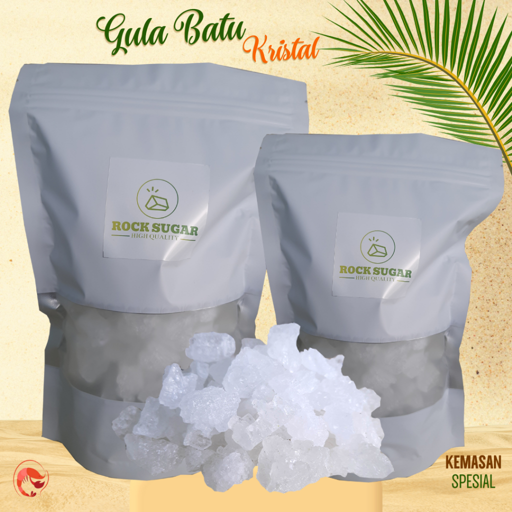 Jual Gula Batu Kristal Ukuran Kecil 500 Gram Kemasan Spesial | Shopee ...