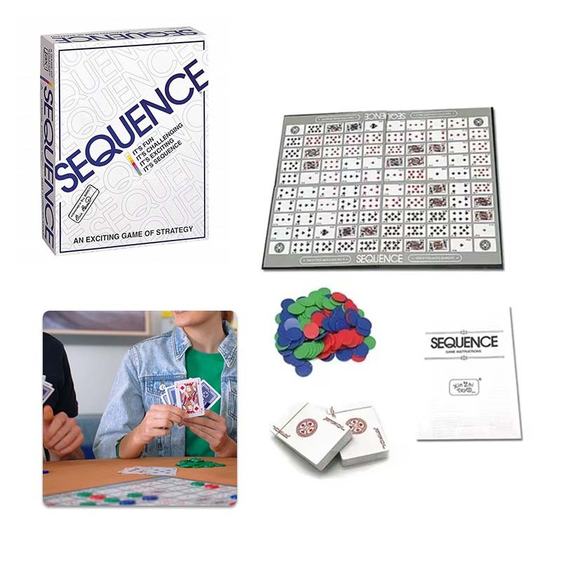 Jual Sequence Board Game Card Game Sequence Classic Game Mainan Board ...