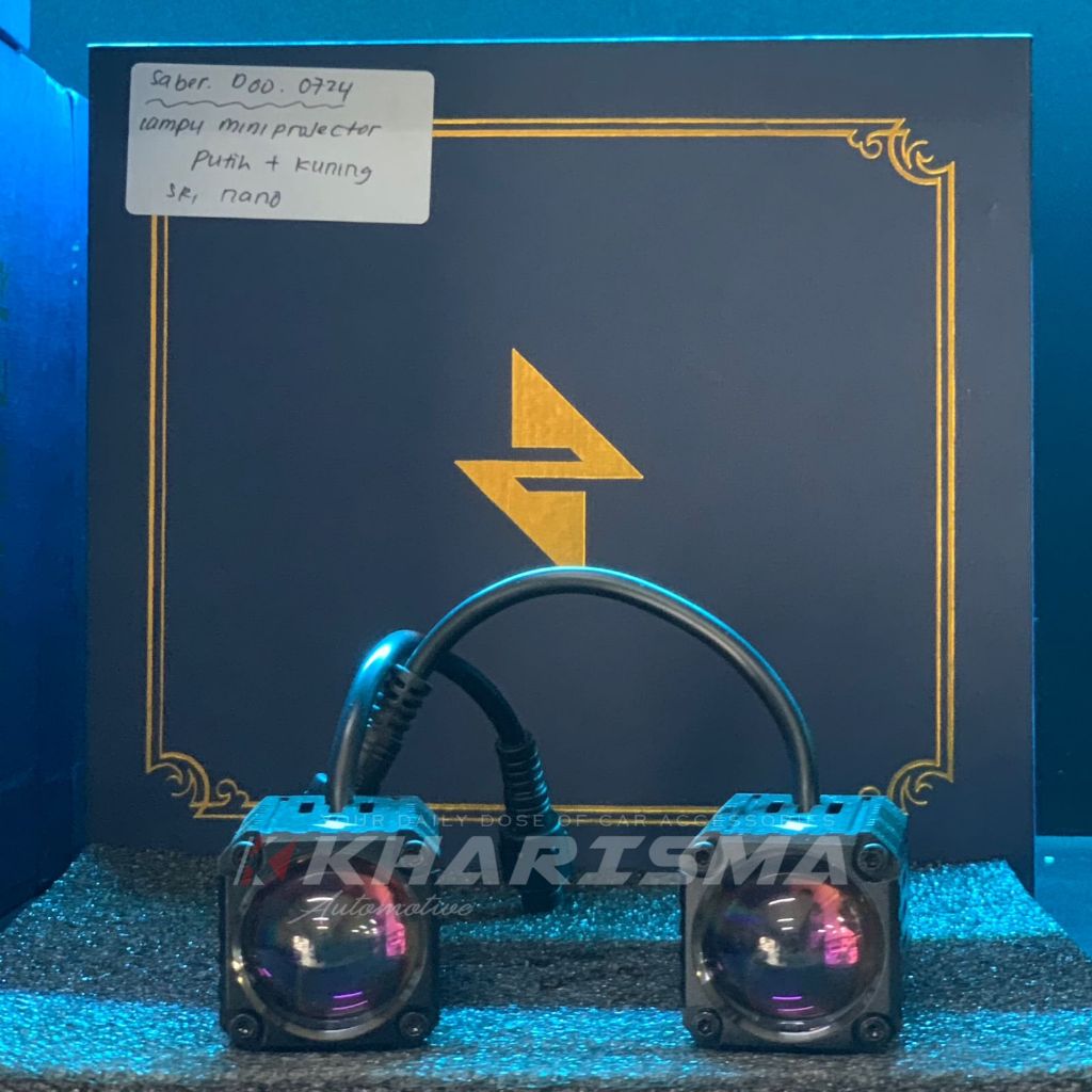 Jual Lampu Mini Projector Putih+Kuning SR1 Nano - 46Watt (2pcs ...