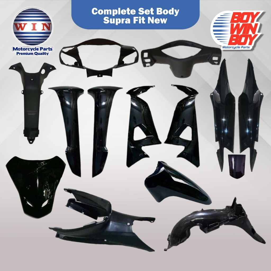 Jual Complete Set Body Supra Fit New Cakram Merk Win | Shopee Indonesia