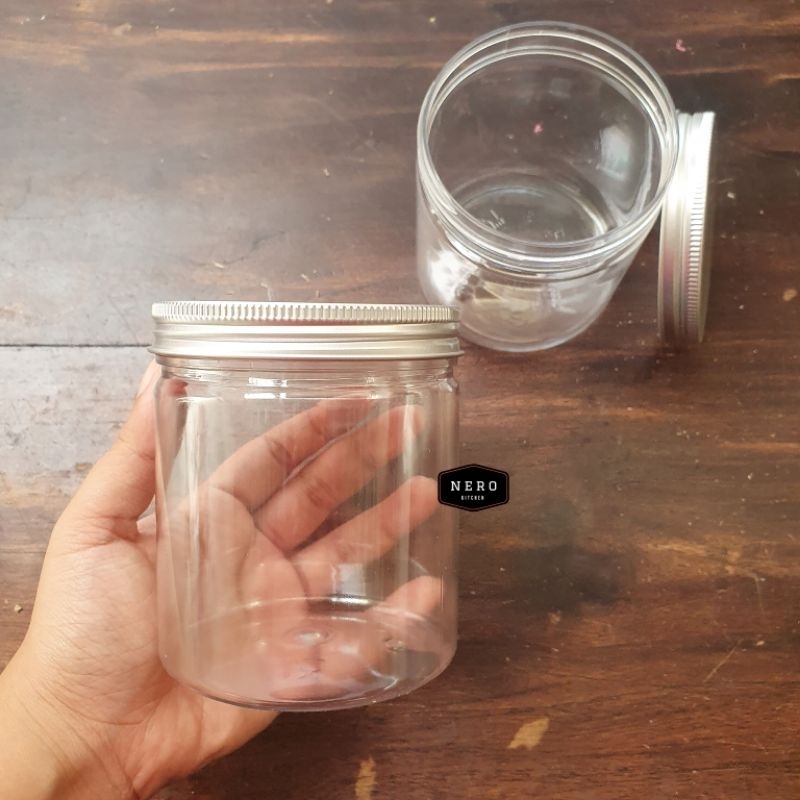 Jual Jar Plastik 500ml / Jar Selai / Kemasan / Packaging / Jar Sambal ...