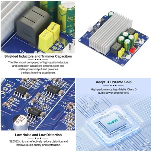 Jual Power amplifier Class D 2 x 200 Watt DC 24-38 V | Shopee Indonesia