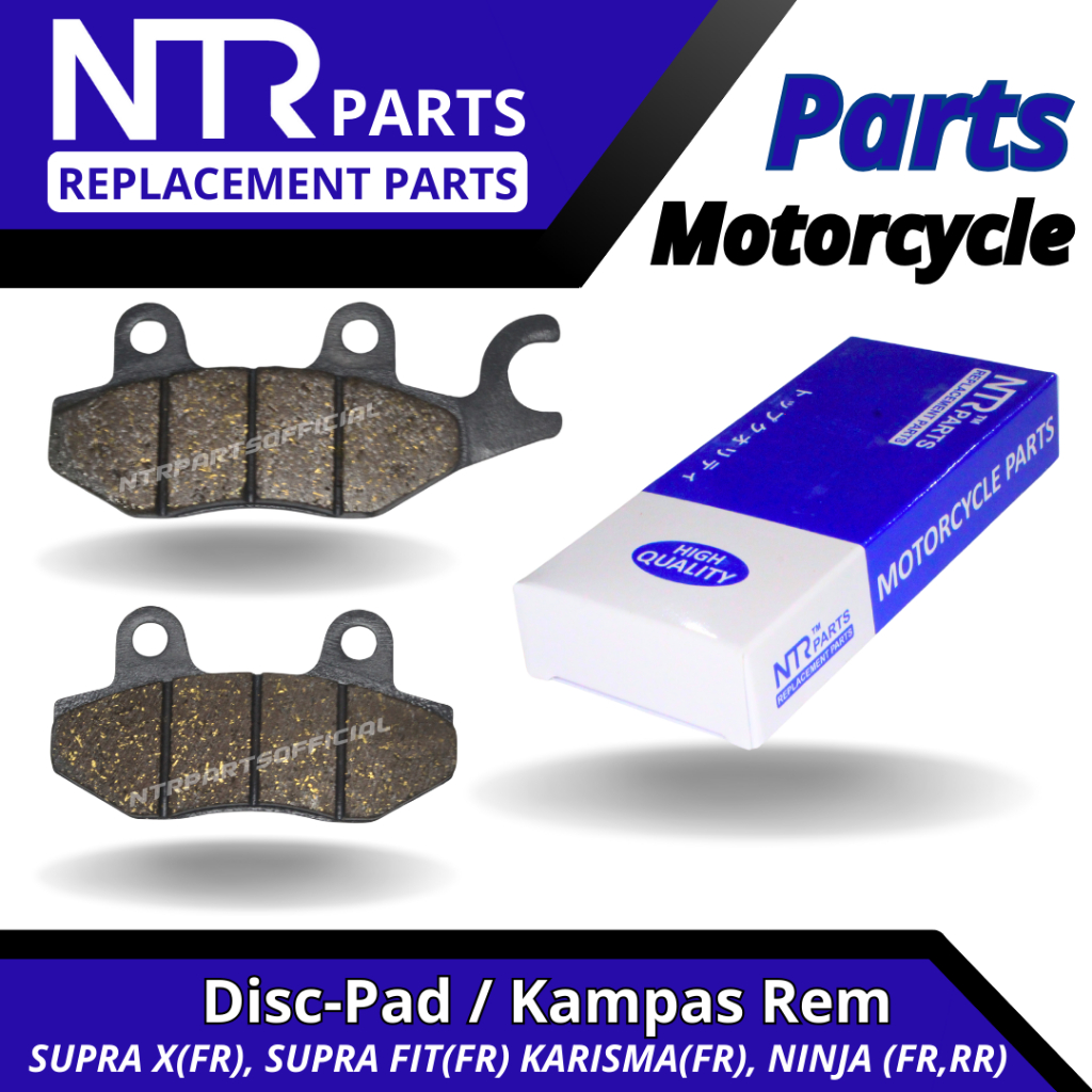 Jual NTR PARTS Disc pad dispad kampas rem cakram depan supra x supra ...