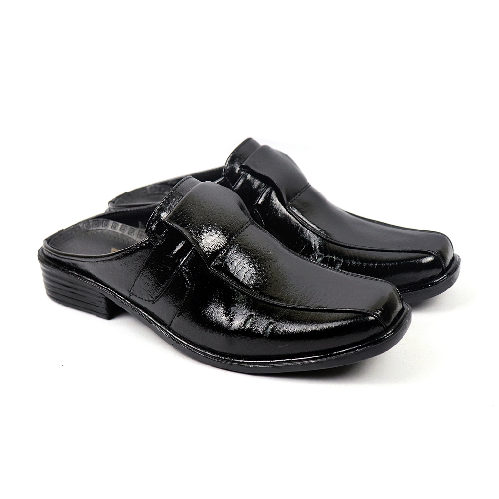 Jual Flazo Sandal Sepatu Pria Slop Bustong Semi Formal Z12 | Shopee ...