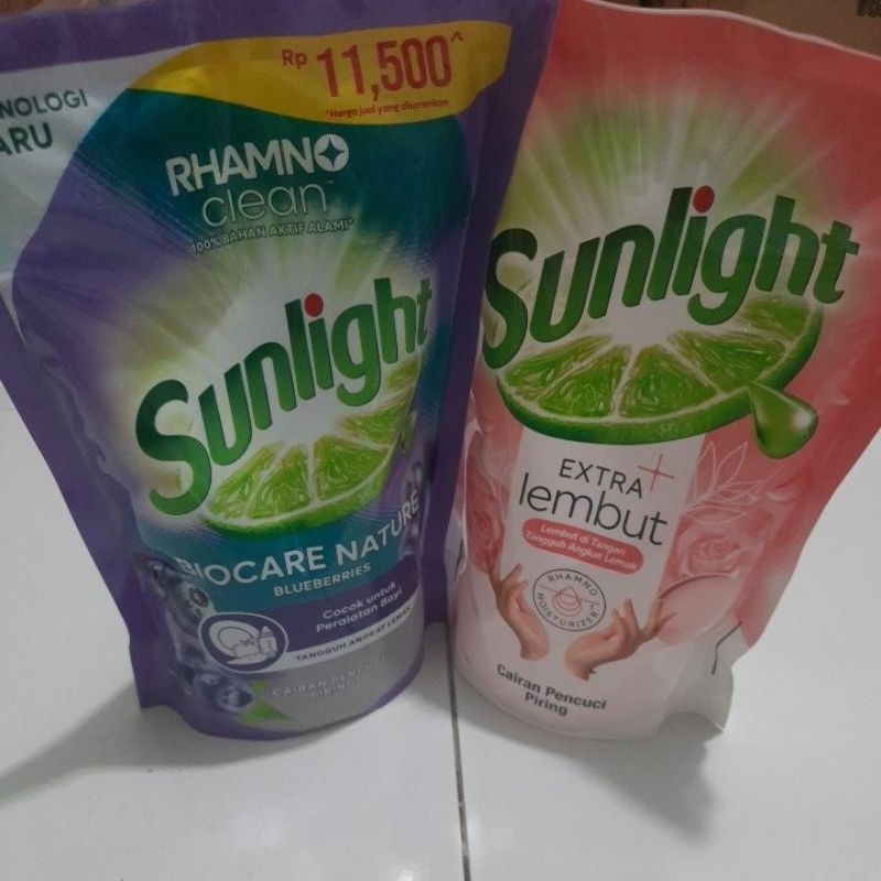 Jual Sunlight Biocare 585ml Extra Lembut 625ml Sabun Cuci Piring ...