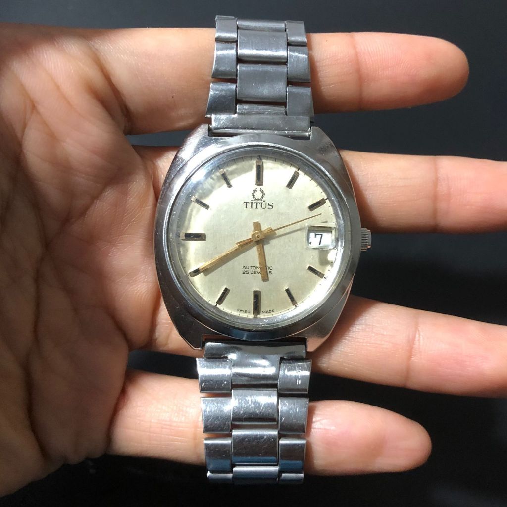 Jual Jam titus second original vintage | Shopee Indonesia