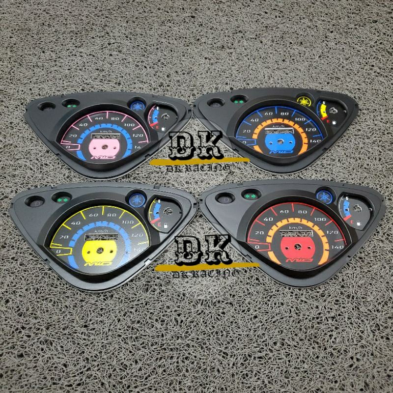 Jual PAPAN SPEEDOMETER MODEL FILIPIN PLUS FRAME HITAM MIO SPORTY 5 TL ...