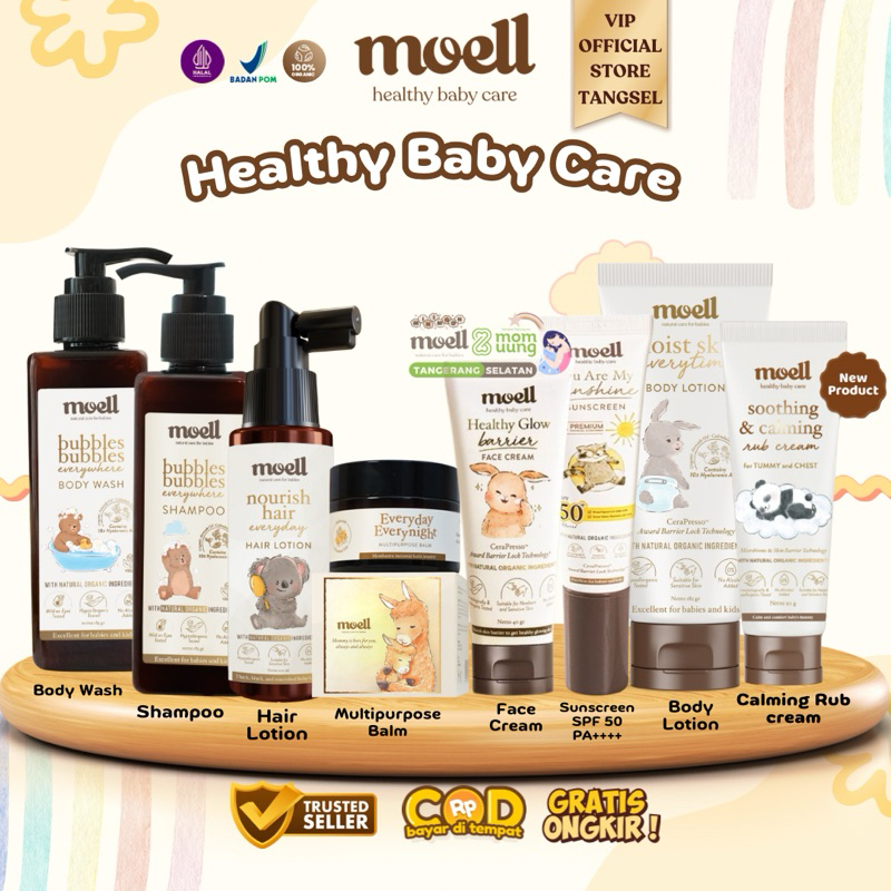 Jual [ PROMO ] Moell Special Bundling Skincare Perawatan Kulit Wajah ...