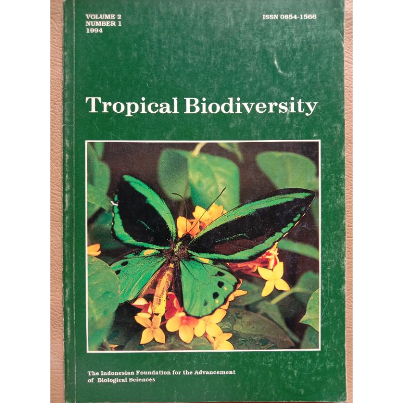 Jual Buku Tropical Biodiversity Vol.2/1/1994 Keanekaragaman Hayati Tropis | Shopee Indonesia