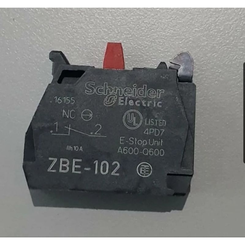 Jual Auxiliary Contact Block ZBE 102 Schneider Kontak Blok NC ZBE-102 Original Schneider ...