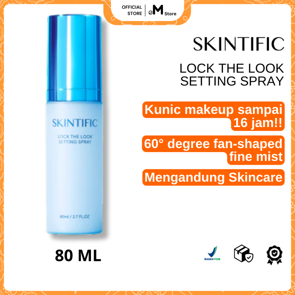 Jual SKINTIFIC - SETTING SPRAY LOCK THE LOOK 80ML | Oil Control ...