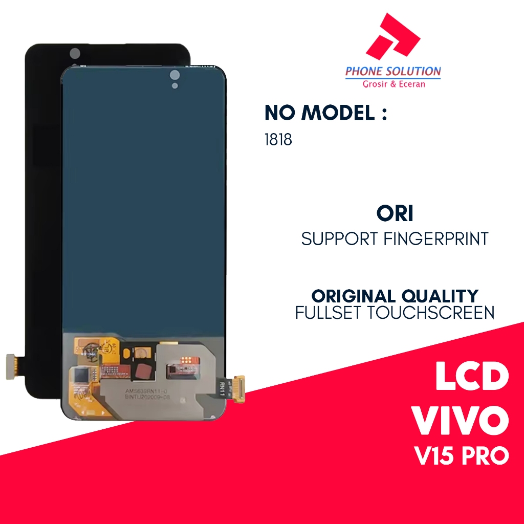 Jual LCD Vivo V15 Pro / 1818 - Fingerprint FullsetTouchscreen - Garansi ...