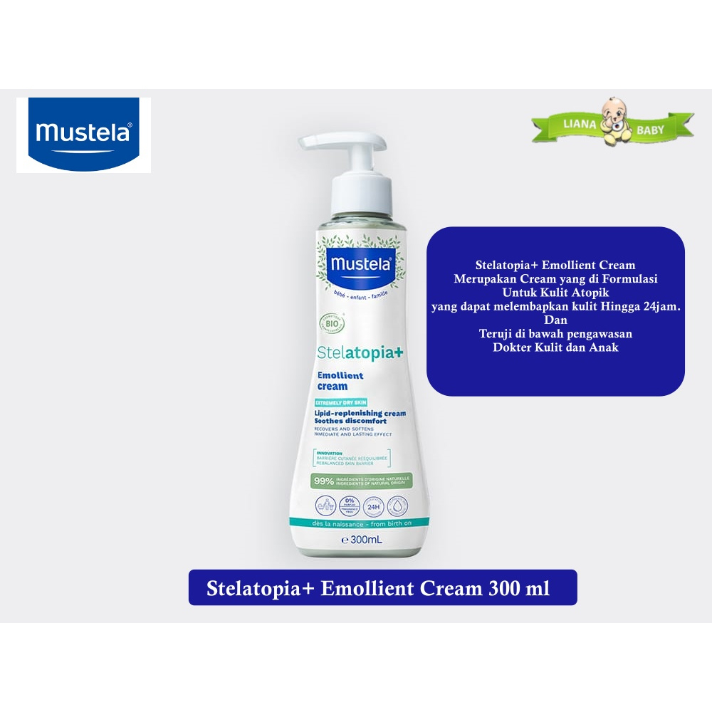 Jual PERA39 MUSTELA STELATOPIA EMOLLIENT CREAM 200 ML CREAM RUAM BAYI ...