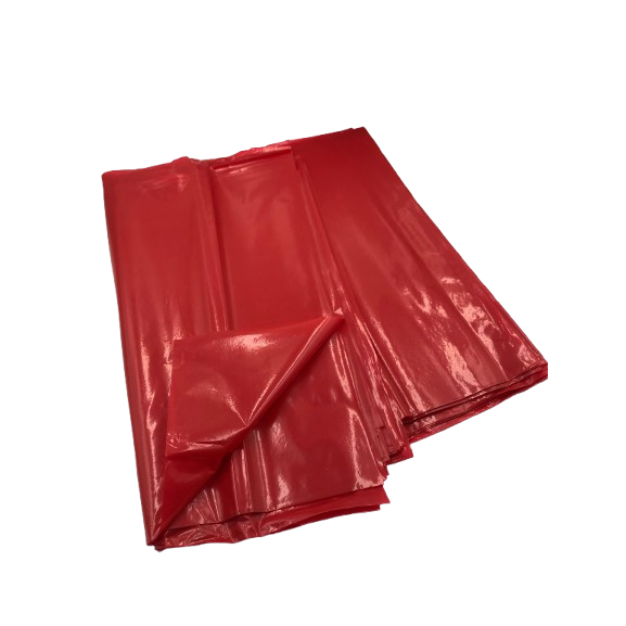 Jual Kantong Plastik Sampah PE Merah 40 X 60 Tebal 50 Micron - Plastik ...