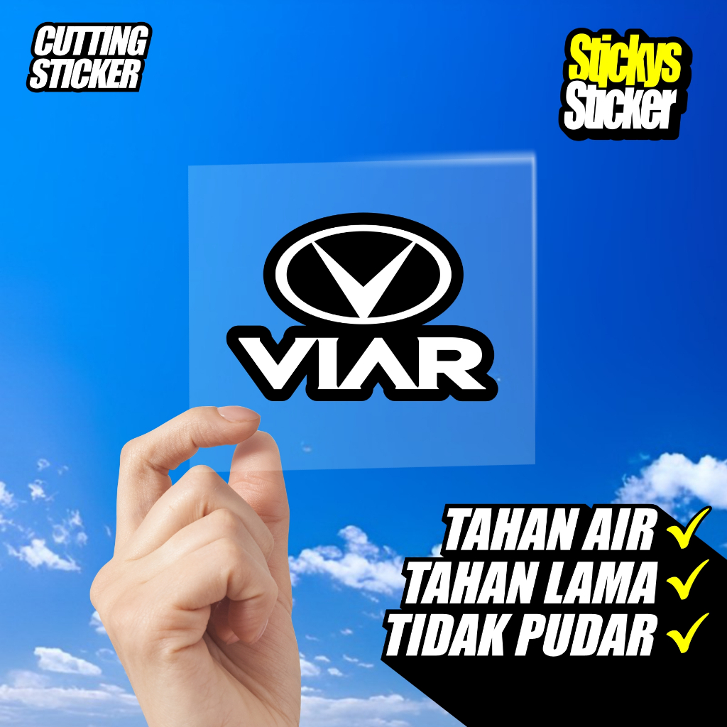 Jual Sticker logo Viar cutting sticker Viar 5 pilihan warna dan ukuran ...