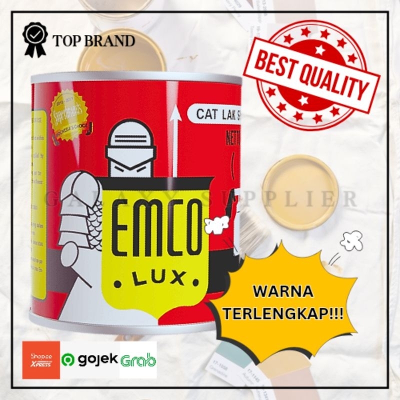 Jual [ORIGINAL] EMCO LUX - CAT KAYU DAN BESI KEMASAN 1 KG WARNA LENGKAP | Shopee Indonesia