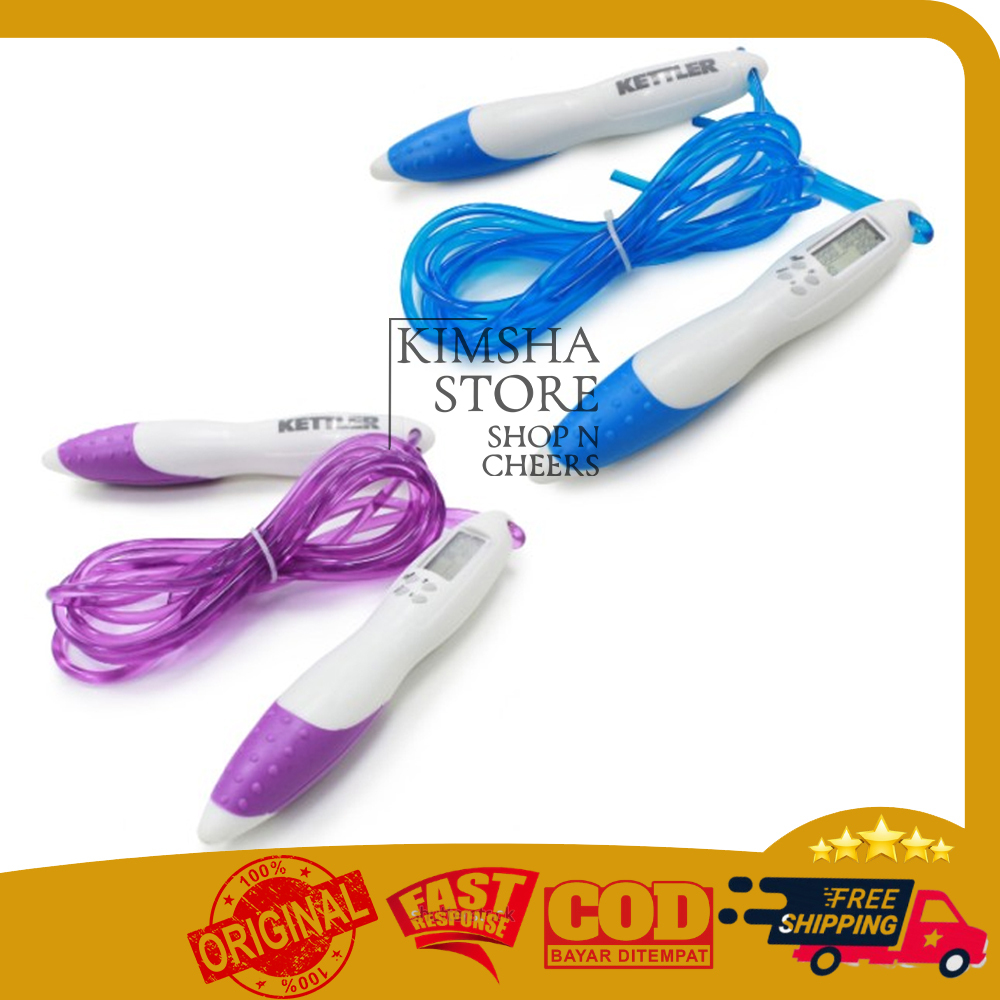 Jual Kettler Digital Rope Tali Skipping Lompat Alat Fitness Olahraga ...