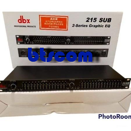 Jual EQUALIZER DBX 215SUB GRADE A Equalizer DBX 215 sub Kualitas | Shopee Indonesia
