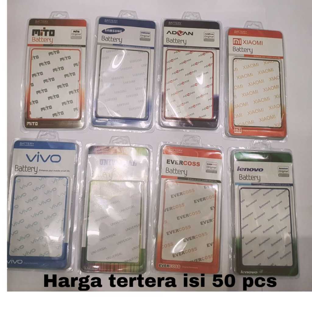 Jual Tempat Baterai Advan Mika box packaging hp handphone per 50pcs ...