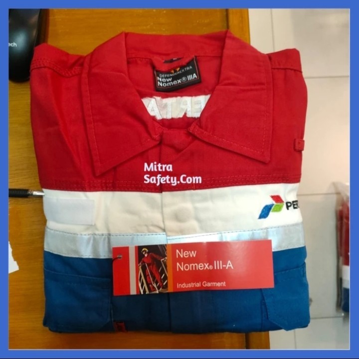 Jual Coveroll Pertamina Nomex IIIA Pertamina Original 100% | Shopee ...