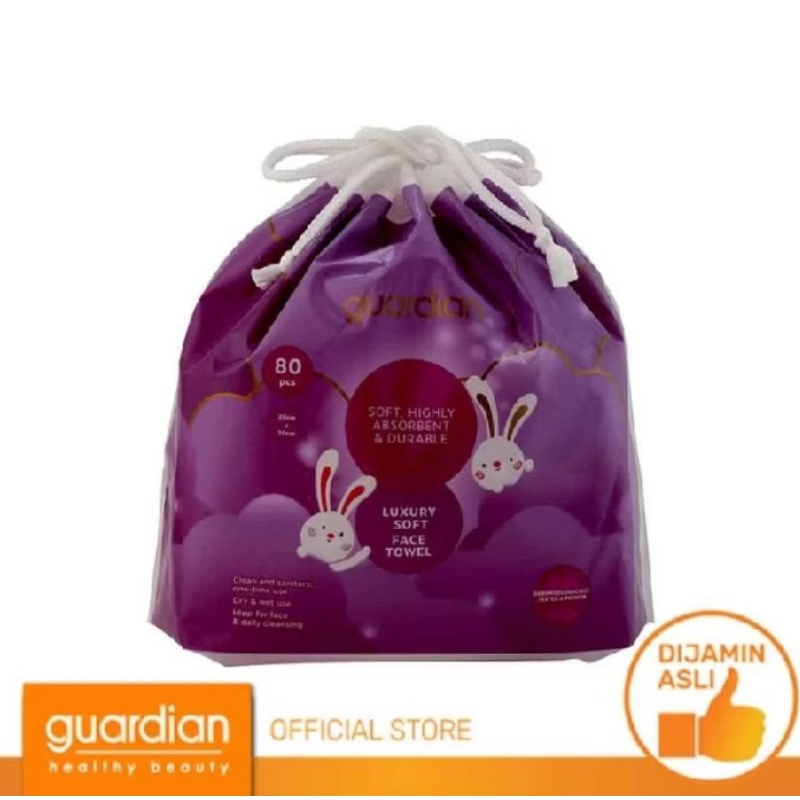 Jual Guardian Luxury Soft Face towel 80pcs | Shopee Indonesia