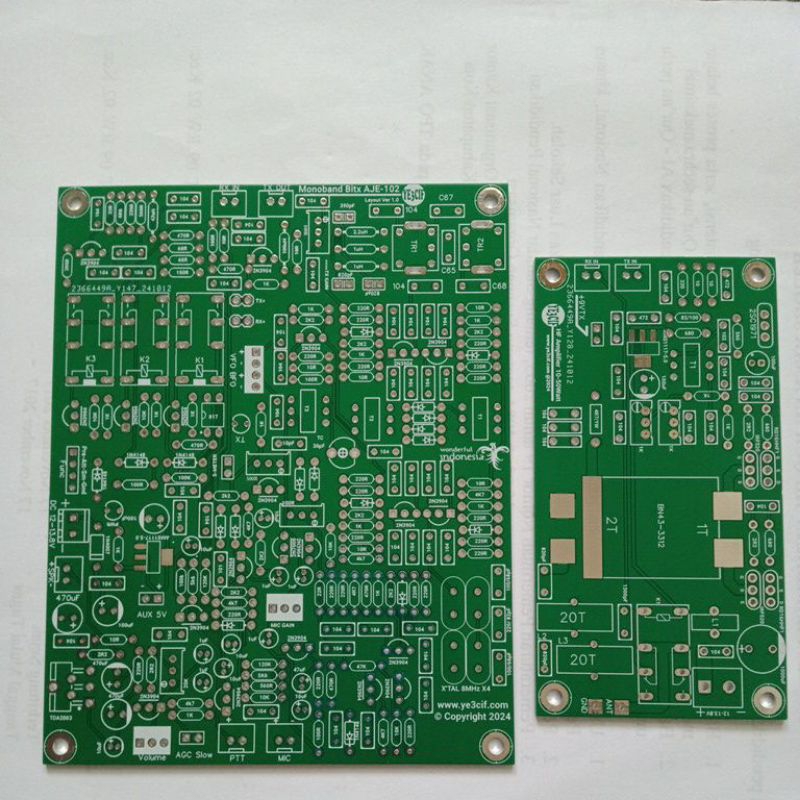 Jual Paket pcb bitx + linear amplifier mono band | Shopee Indonesia