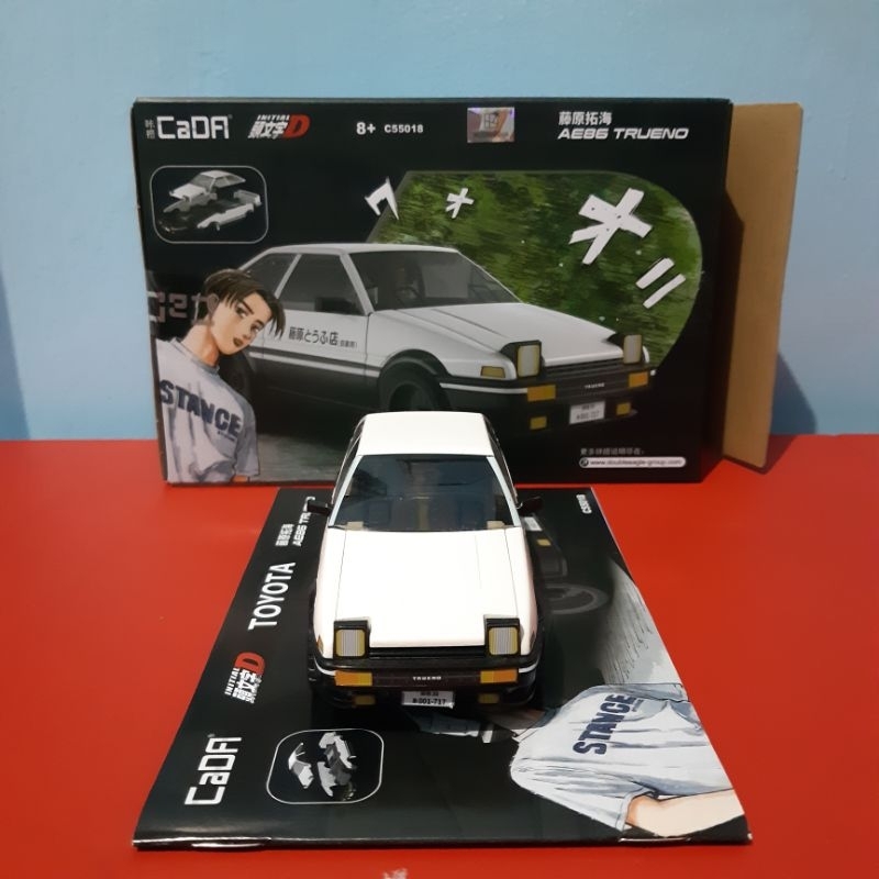 Jual Double E CaDA Initial-D 1:35 Toyota AE86 C55018W Mainan Balok ...