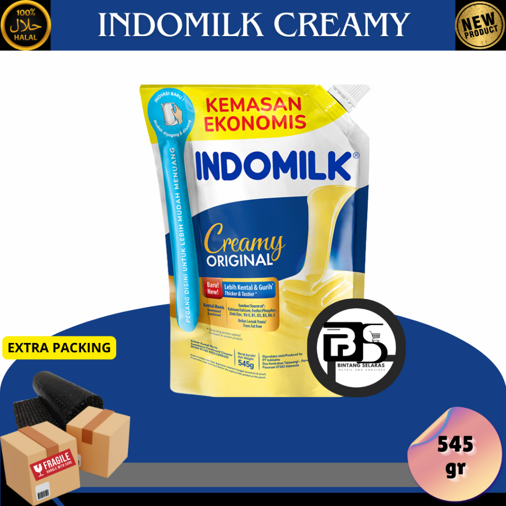 Jual Indomilk Kental Manis Pouch 545 G | Shopee Indonesia