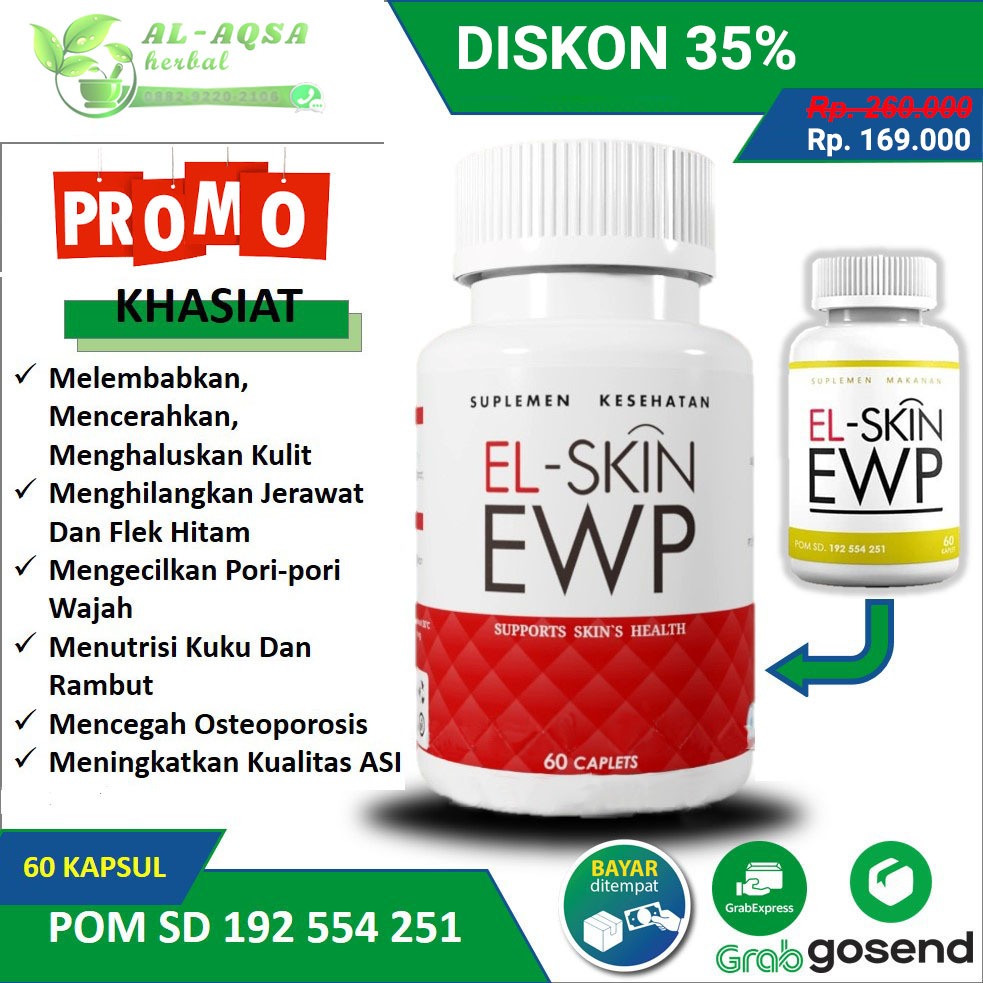 Jual Elskin EWP El-skin Collagen El Skin E white Plus | Shopee Indonesia