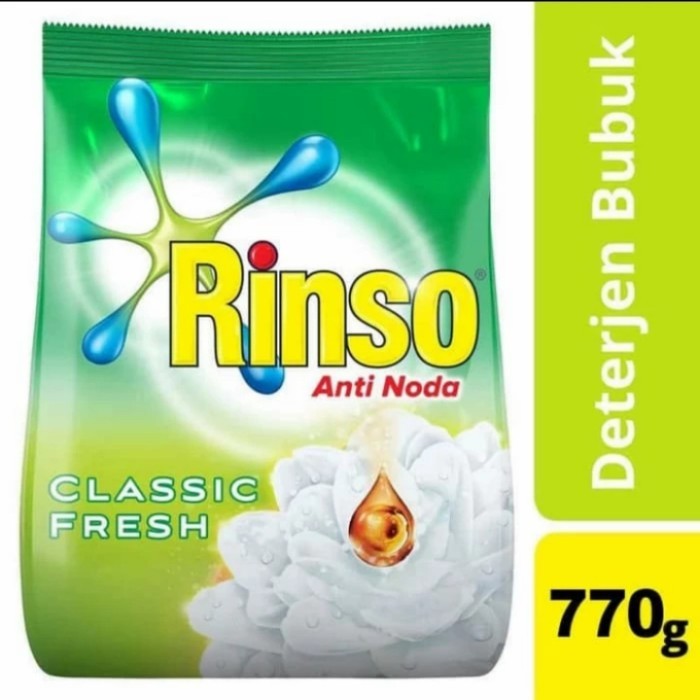 Jual Rinso Molto Classic Fresh Deterjen Bubuk 770gr – Anti Noda ...