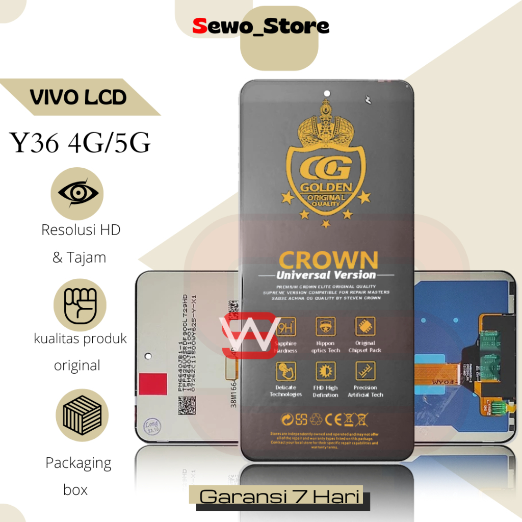 Jual LCD VIVO Y36 2023 / TOUCHSCREEN VIVO Y36 2023 / Y36 4G / Y36 5G ...