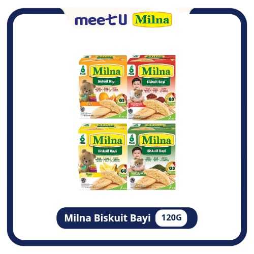 Jual Milna Baby Biskuit Original 130 G 4 Rasa | Shopee Indonesia