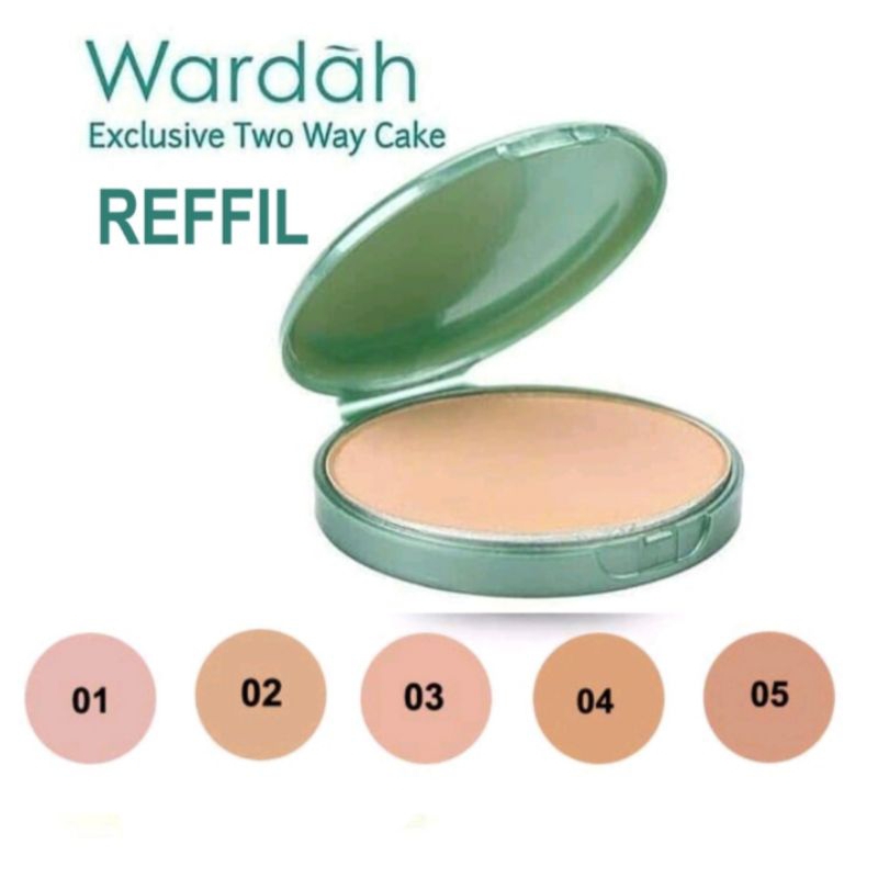 Jual WARDAH EXCLUSIVE two way cake Refill / Wardah Exclusive two way ...