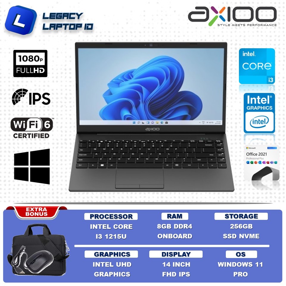 Jual Laptop Axioo MyBook Z6 Intel I3 1215U Ram 16GB 256GB SSD 14 Inch FHD IPS Windows 11 ...