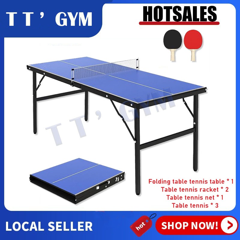 Jual Termasuk Meja Tenis Meja Ping Pong Set Jaring Meja Berdiri Bebas Multiguna - Tidak Perlu ...