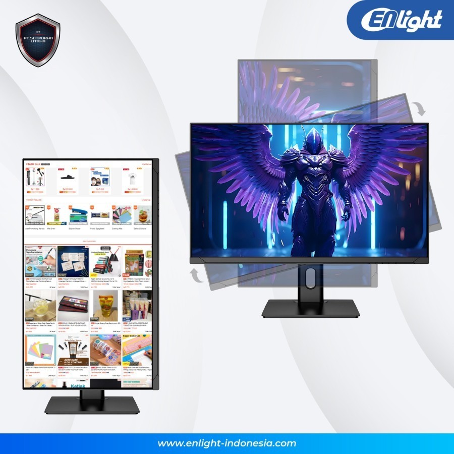 Jual Monitor Gaming Enlight 27ENR-B 27 Inch With RGB Backlight | Shopee ...