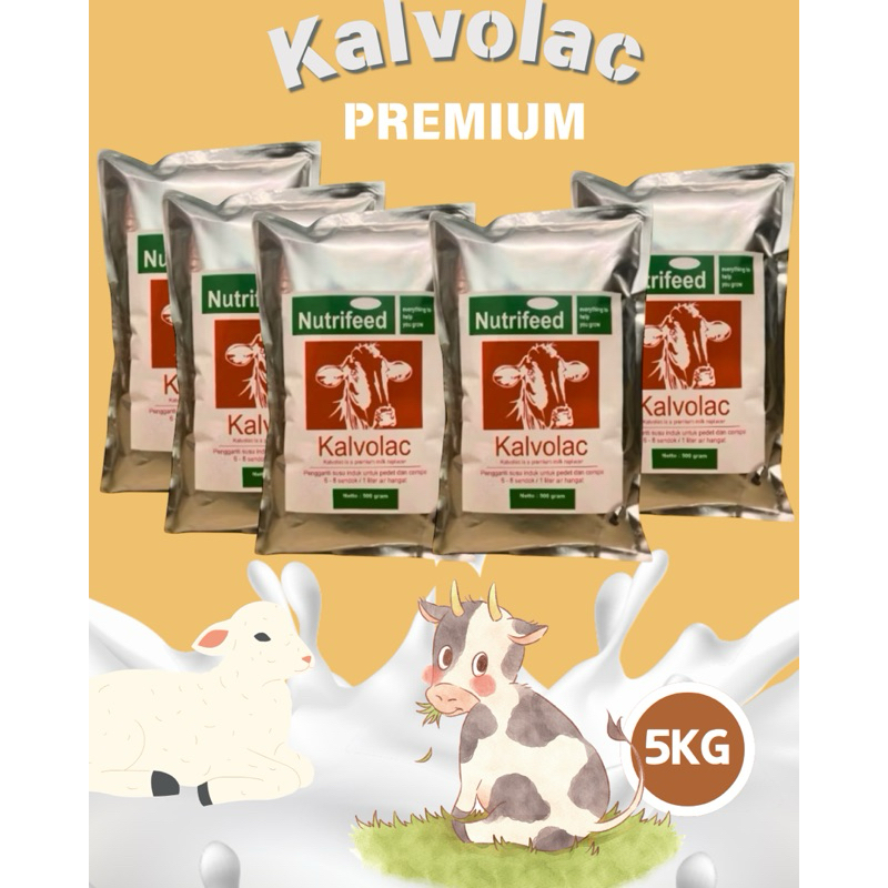 Jual KALVOLAC NUTRIFEED 5KG ORIGINAL PENGGANTI SUSU INDUK BUAT ANAK ...