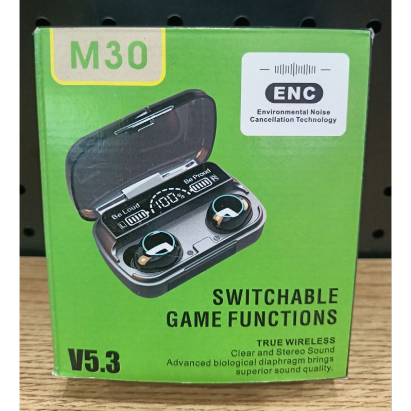 Jual HF BT TWS M30/ TWS M30 Headset Bluetooth Hifi Bass Stereo Music ...