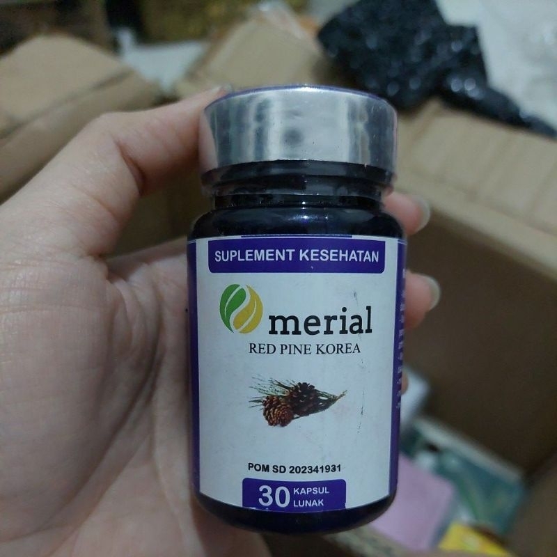 Jual MERIAL RED PINE KOREA 30 KAPSUL HIPERTENSI DAN KOLESTROL | Shopee ...