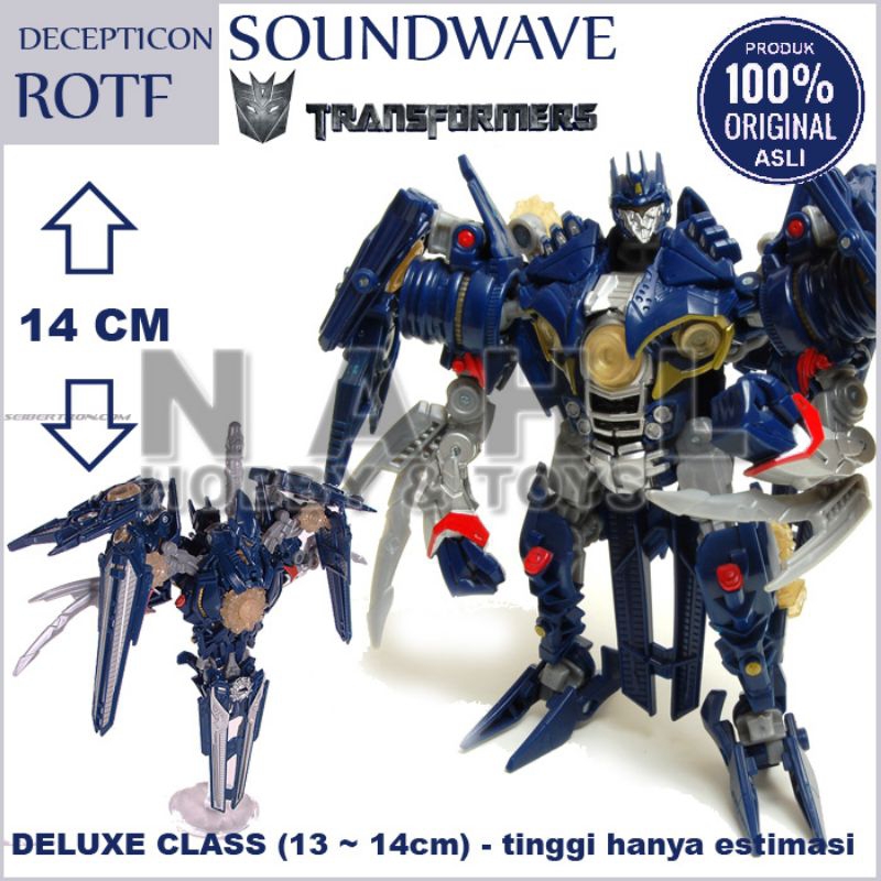 Jual Robot Transformers ROTF DECEPTICON SOUNDWAVE - Deluxe Class ...