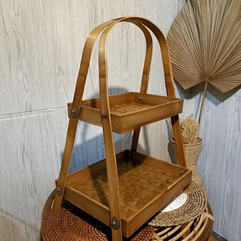 Jual RAK BAWANG BAMBU KOTAK ISI 2 RAK DAPUR RAK SERBAGUNA RAK ANYAMAN ...