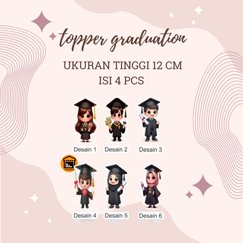 Jual buket graduation-Topper graduation-happygraduation-kartu ucapan ...