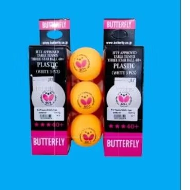 Jual Bola PingPong Butterfly / Bola PingPong Super isi 3 Import | Shopee Indonesia