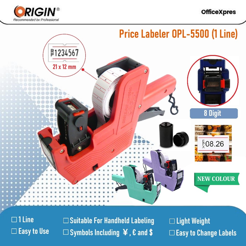Jual Mesin Alat Label Harga / Price Label Origin / Label Harga OPL ...