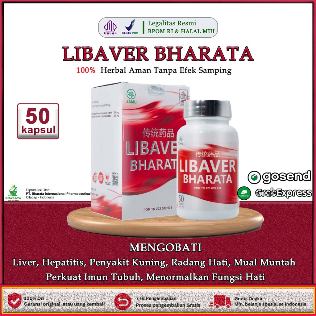Jual Obat Liver Hepatitis Penyakit Kuning Ampuh LIBAVER BHARATA ...