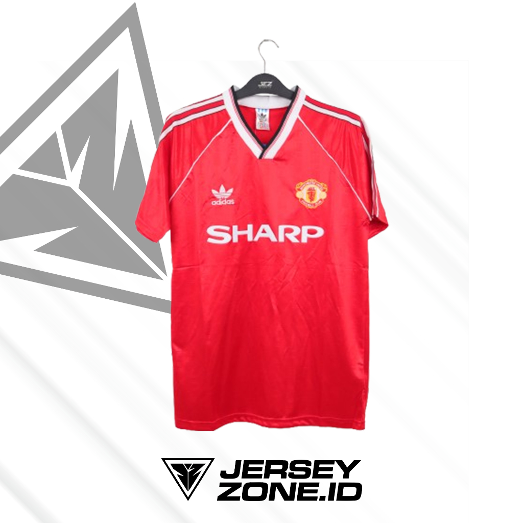 Jual JERSEY RETRO MANCHESTER UNITED 1988/1989 - GRADE ORI | Shopee ...