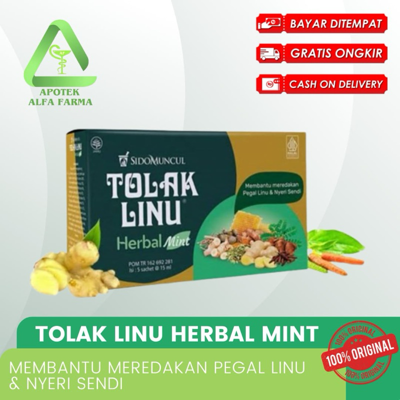 Jual TOLAK LINU HERBAL MINT SACHET | Shopee Indonesia