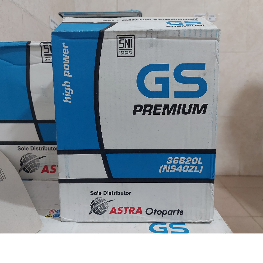 Jual AKI BASAH GS PREMIUM NS40ZL ( 36B20L) (Belum Termasuk Zuur ) | Shopee Indonesia