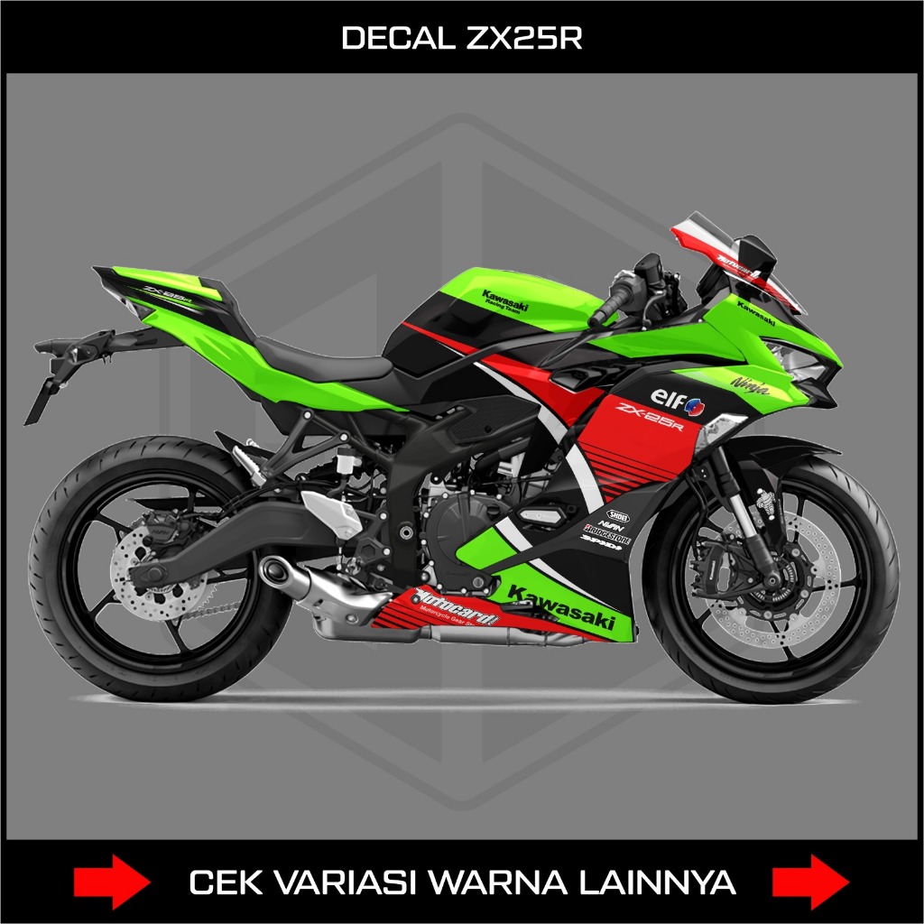 Jual STIKER DECAL ZX 25R - ZX25RR / STICKER FULL BODY MOTOR KAWASAKI ...